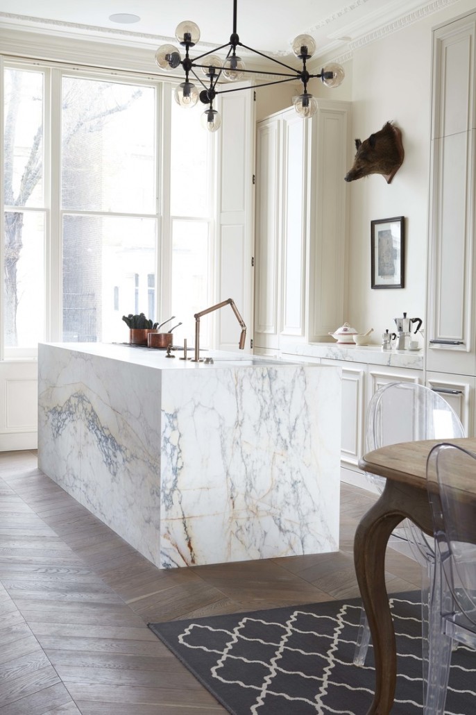 50 Gorgeous Marble Kitchen Design Ideas