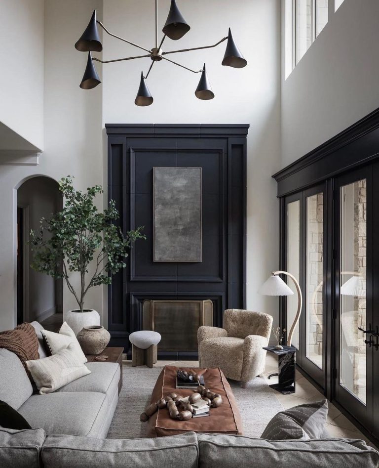 23 Dark and Moody Living Room Ideas