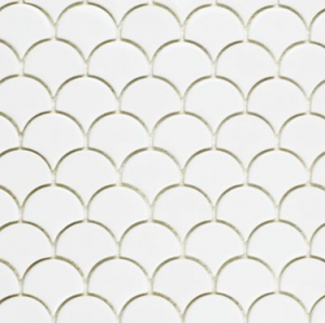 Fish Scale / Scallop Tile Bathrooms