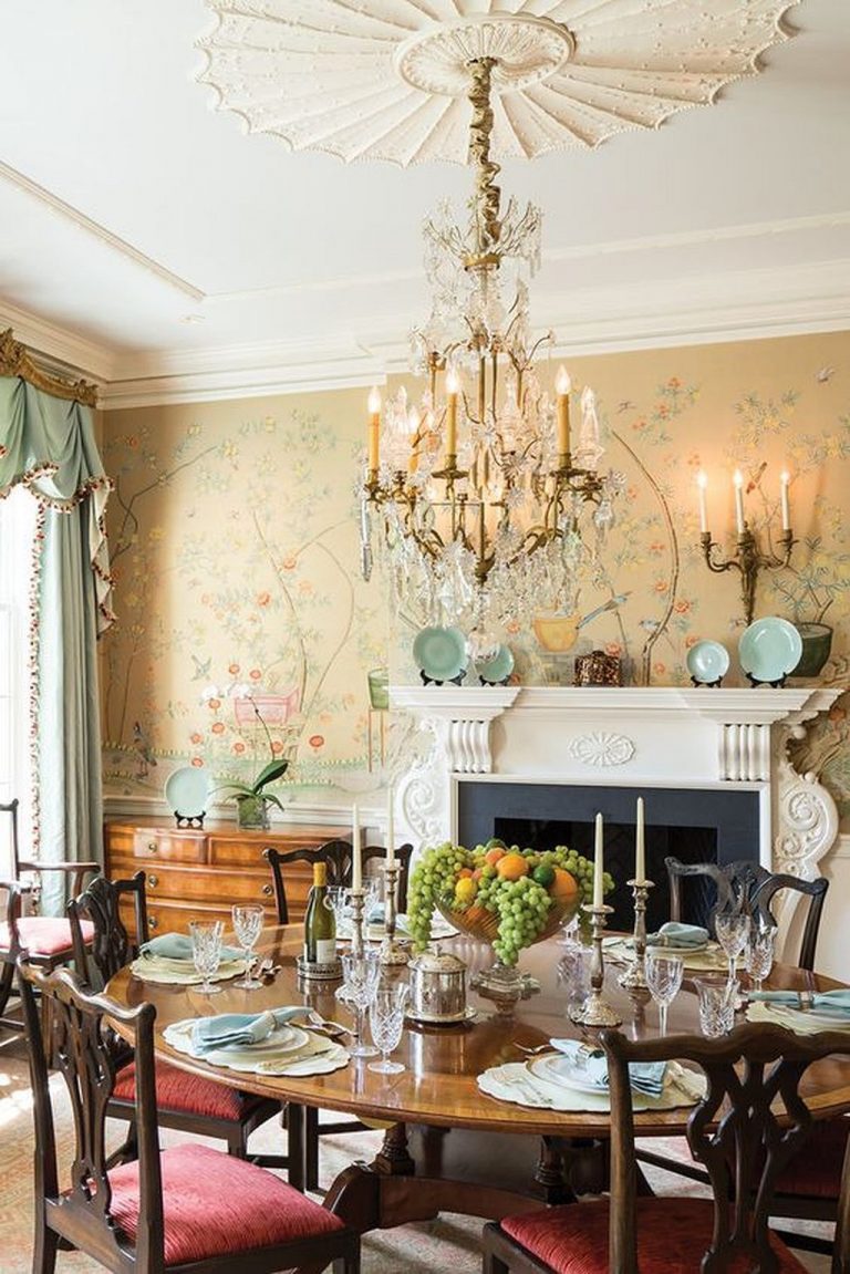 19 Charming English Country Dining Room Decor Ideas