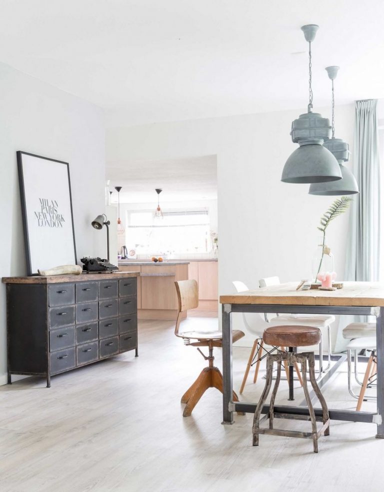29 Industrial Dining Rooms with Raw Beauty