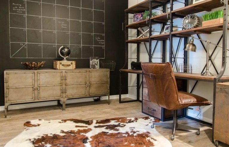 21 Industrial Home Office Decor Ideas