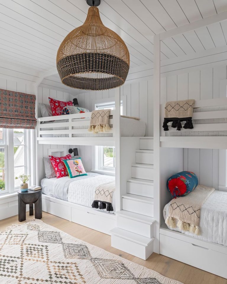 10 Smart Built-in Bunk Bed Ideas for Small Shared Bedrooms