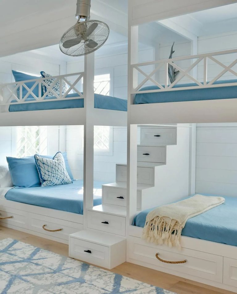 10 Smart Built-in Bunk Bed Ideas for Small Shared Bedrooms