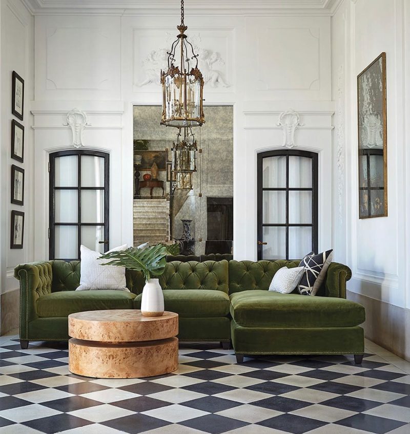 How to Design a Room with Checkerboard Floors