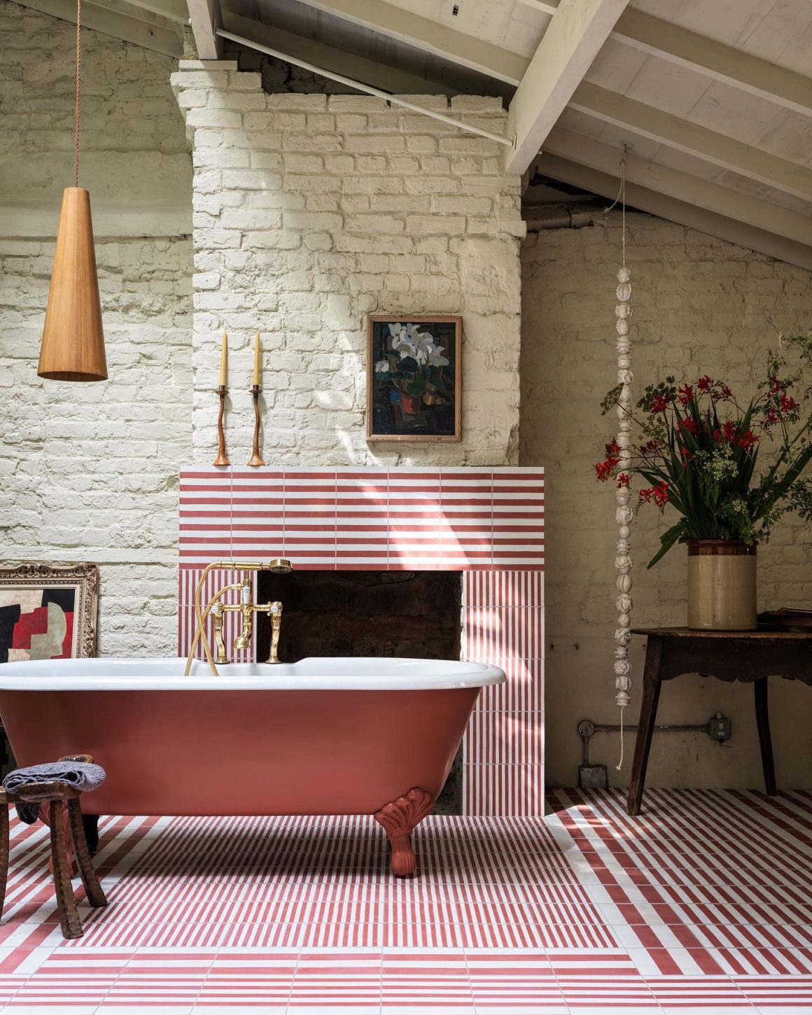 11 Checkered Floor Bathroom Ideas