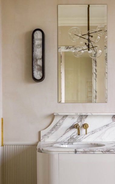 19 Gorgeous Marble Bathroom Countertop Ideas from Designers