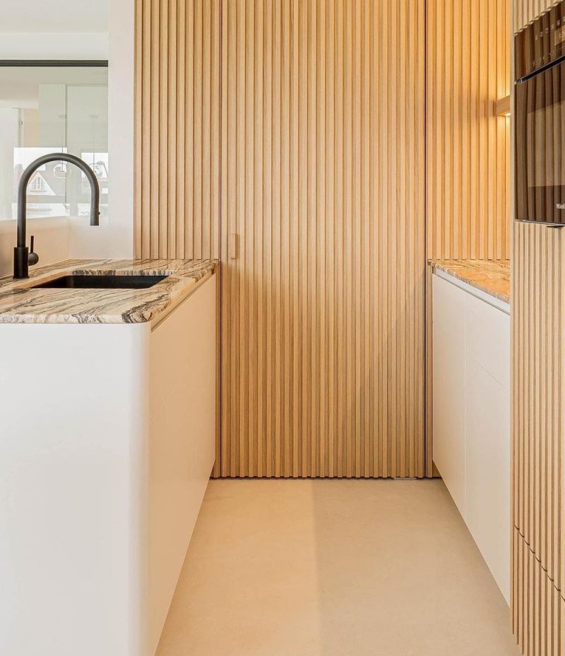 12 Wood Slat Panel Interior Design Ideas for Walls & Ceilings