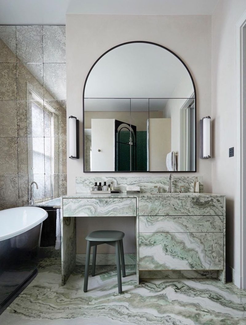15 Stunning Green Marble Interior Design Ideas