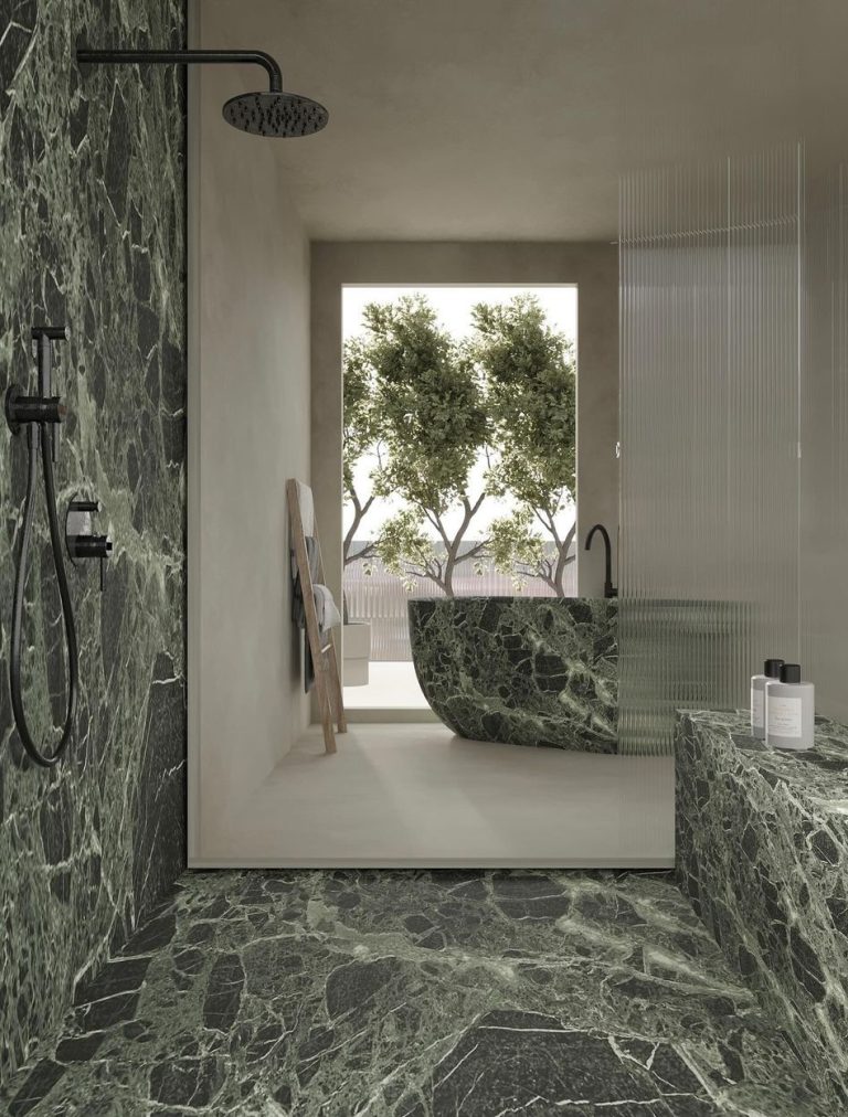 15 Stunning Green Marble Interior Design Ideas