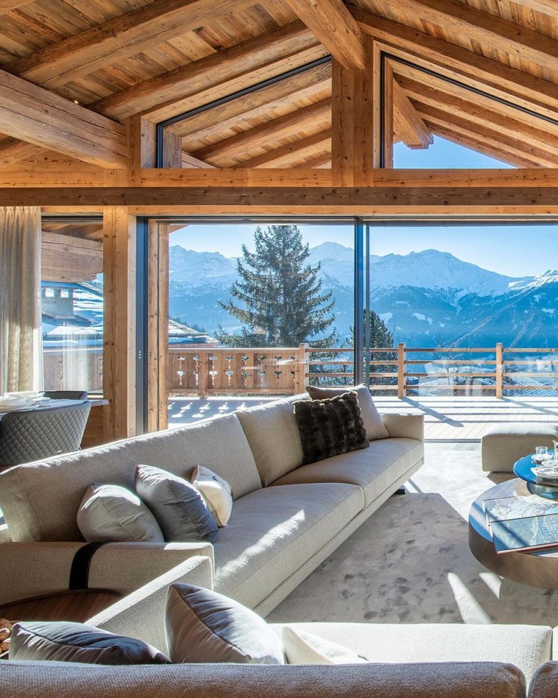 19 Cozy Ski Chalet Living Room Design Ideas