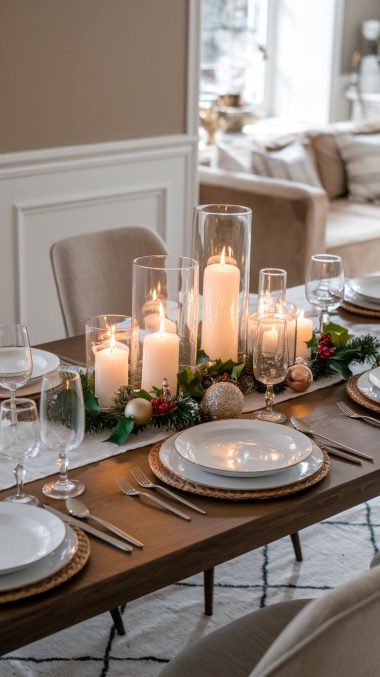 15 Beautiful Christmas Dining Table Decor Ideas for Hosting a Memorable ...