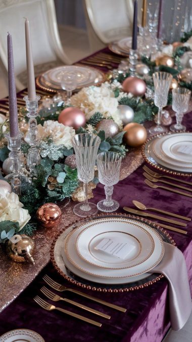 15 Beautiful Christmas Dining Table Decor Ideas for Hosting a Memorable ...