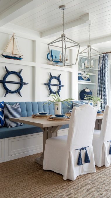 7 Nautical Dining Room Design Ideas to Bring the Ocean Home
