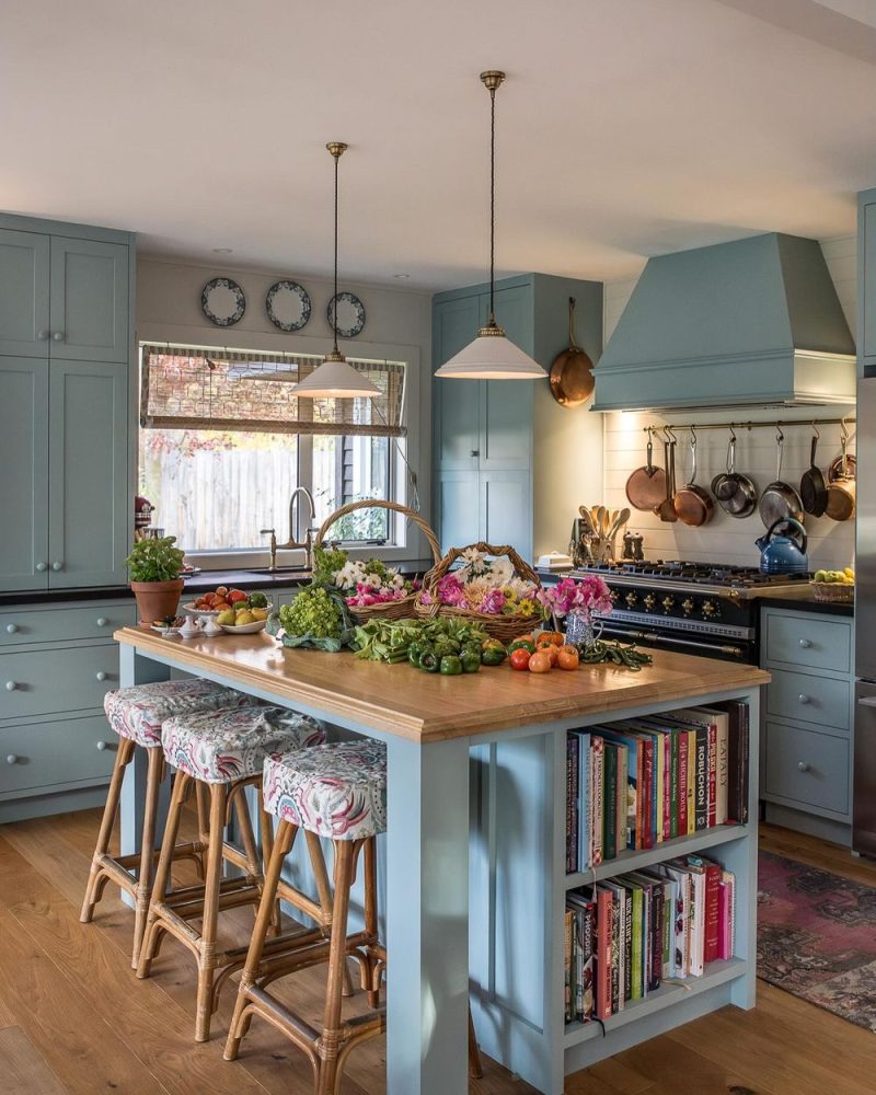 15 Blissful Blue Kitchen Design Ideas for a Calming and Inviting ...
