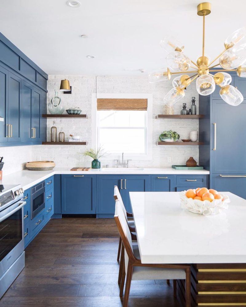 7 Cool Blue Kitchen Cabinet Ideas for a Calming Design
