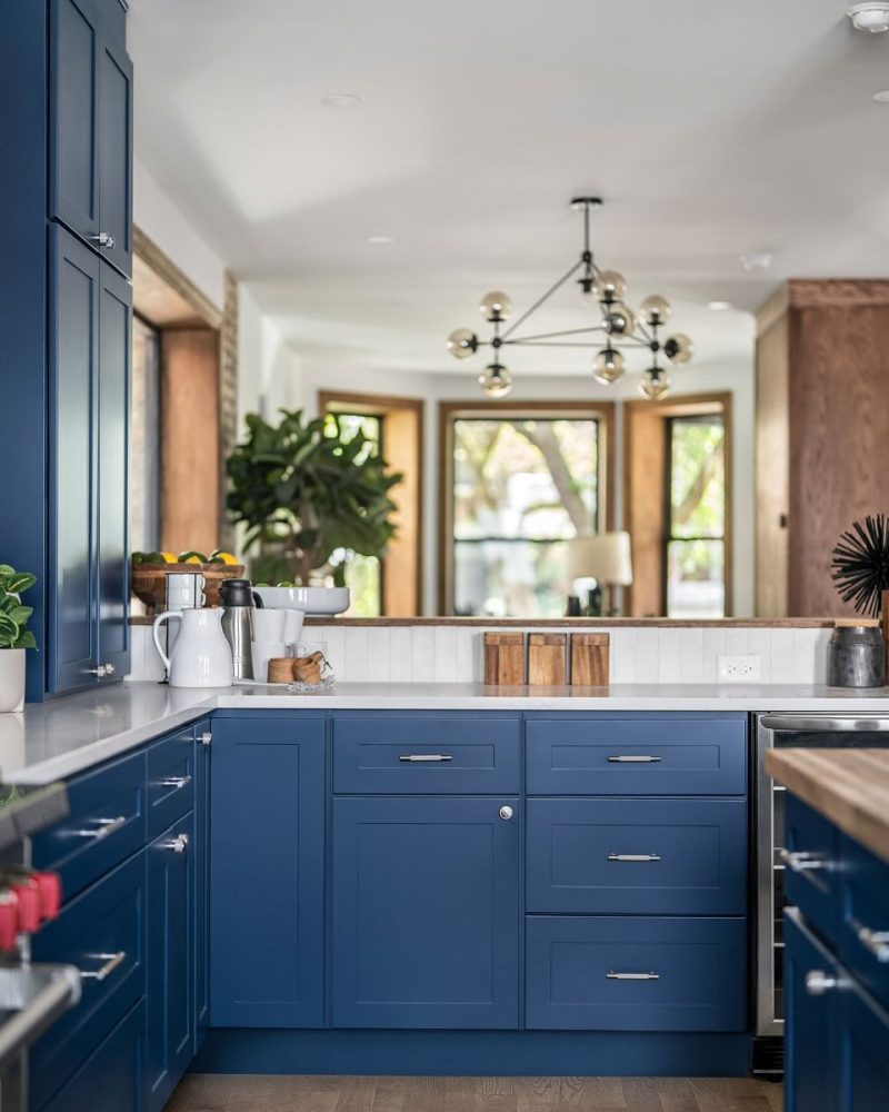 7 Cool Blue Kitchen Cabinet Ideas for a Calming Design