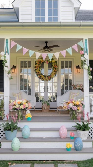 7 Easter Front Porch Decor Ideas to Welcome Spring with Warmth and Charm